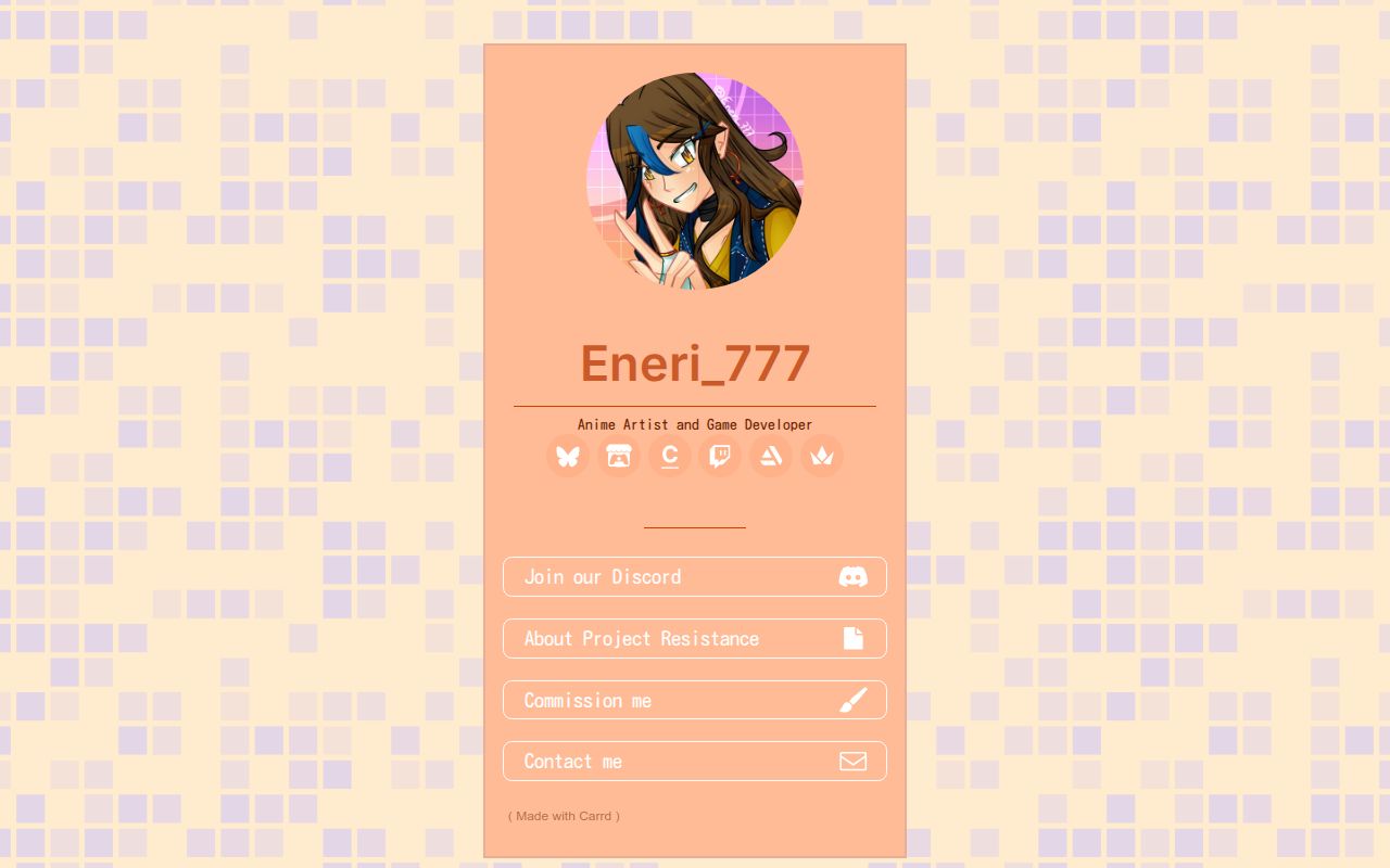 Eneri_777's Socials and Commissions